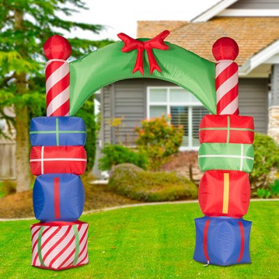 Buy Christmas 2.3m Air-powered Present Arch | Grays Australia