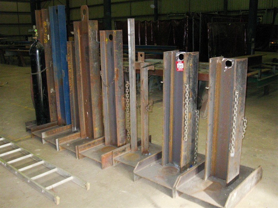 Oxy-Acetylene Bottle Holders, Steel Fabricated, Quantity of 8 - Auction ...