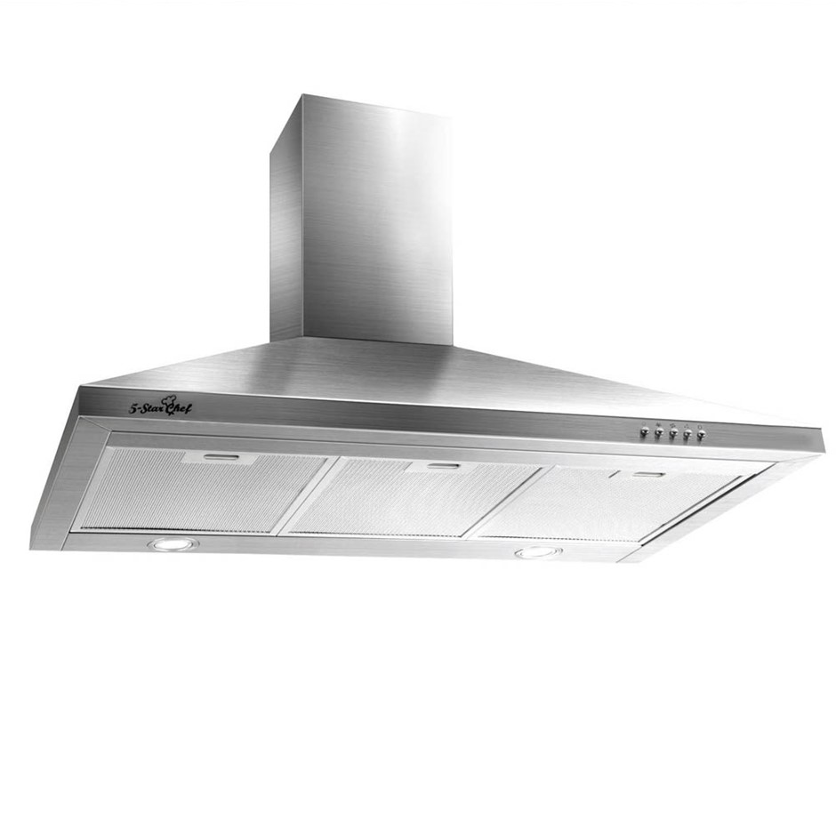 Buy 5 Star Chef 900mm Stainless Steel Kitchen Range Hood | Grays Australia