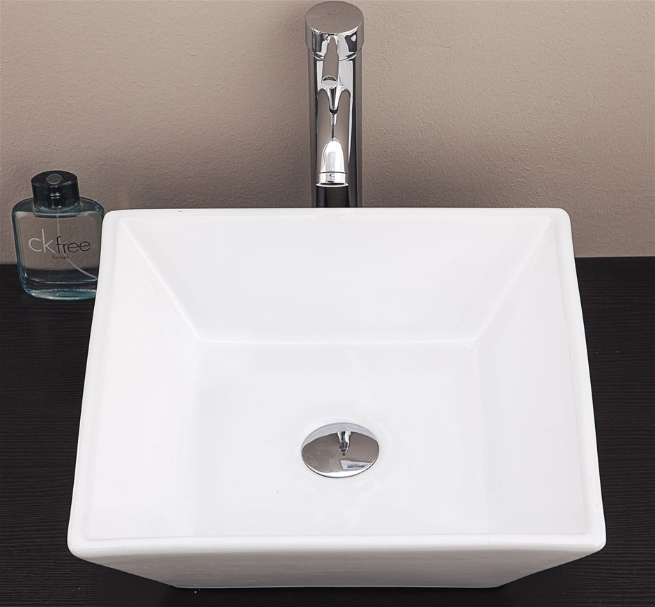 Buy Bathroom Ceramic Rectangular Above Countertop Basin for Vanity ...
