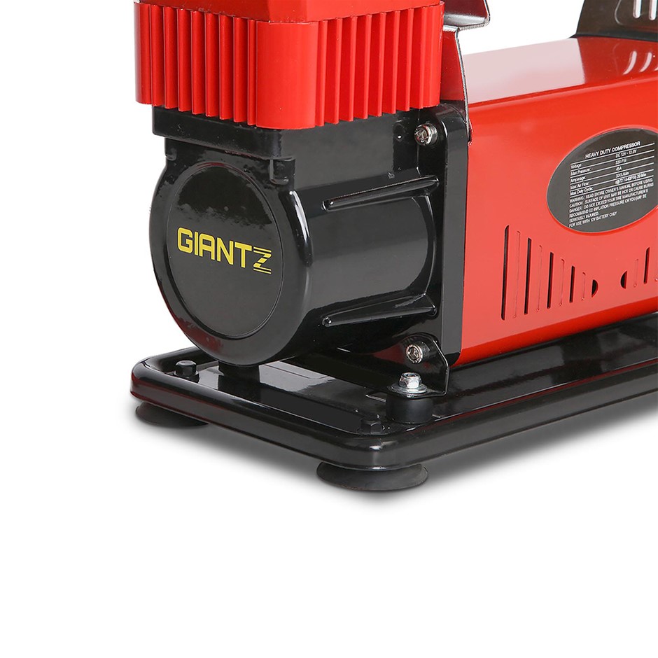 Buy Giantz 12V Portable Air Compressor - Red | Grays Australia