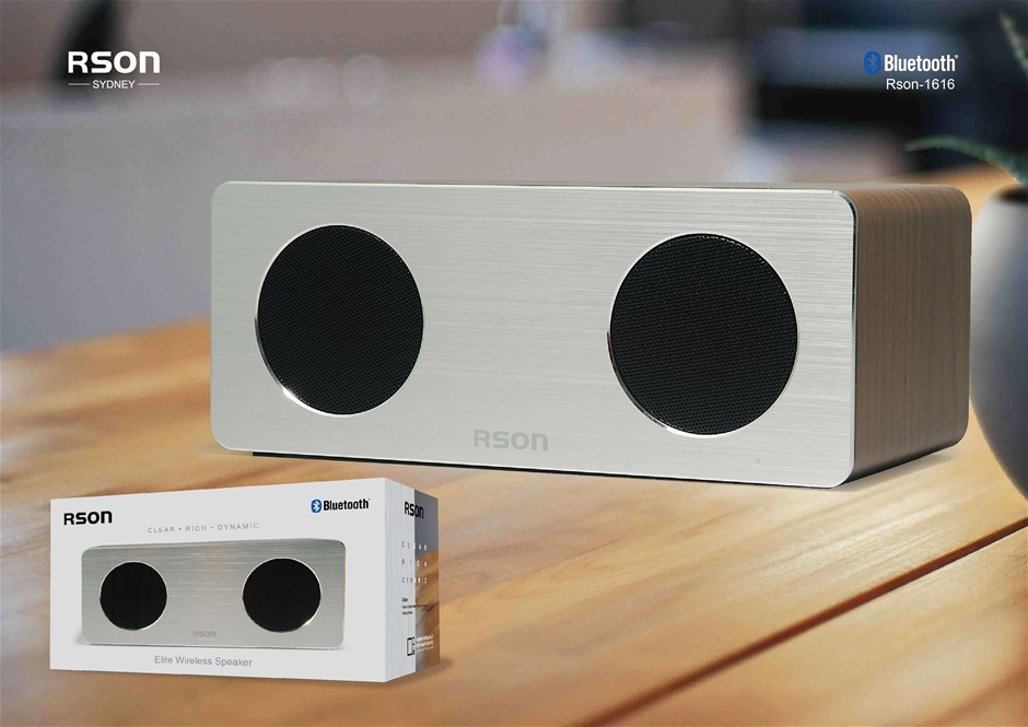 Buy Rson Elite Walnut Wireless Speaker (1616) | Grays Australia