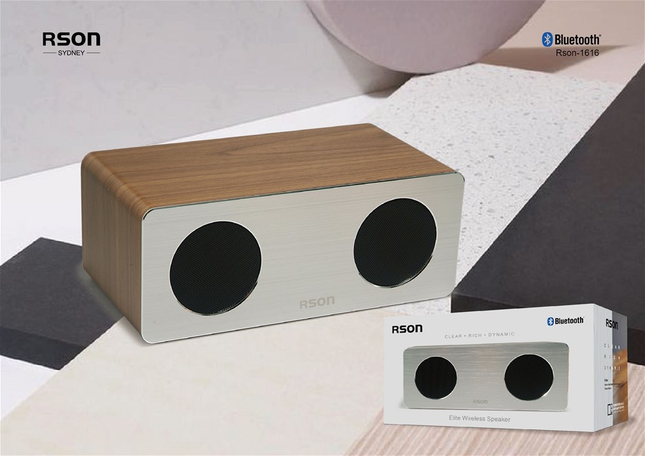 Buy Rson Elite Walnut Wireless Speaker (1616) | Grays Australia