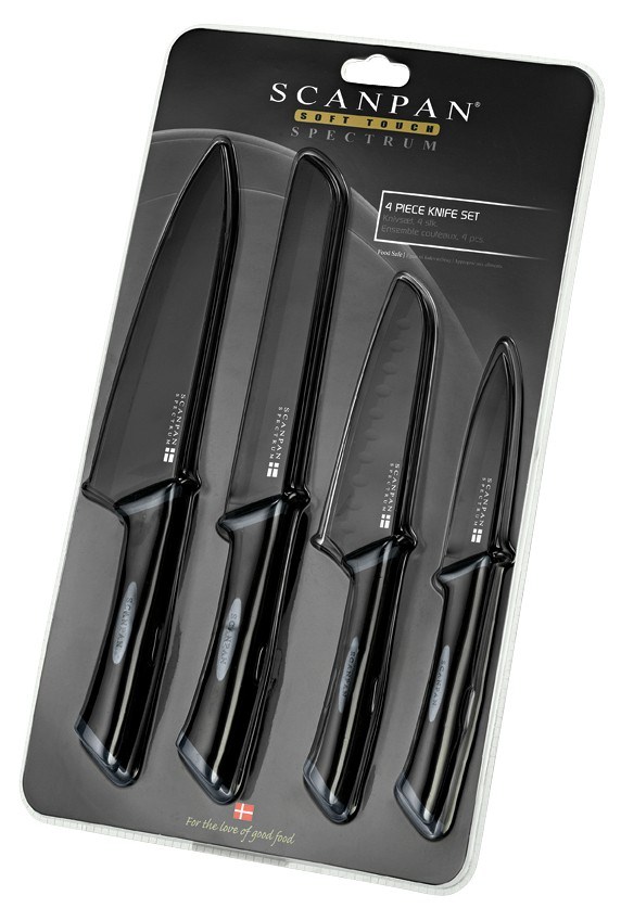 Buy Scanpan Spectrum 4 Piece Knife Set - 18998 | Grays Australia