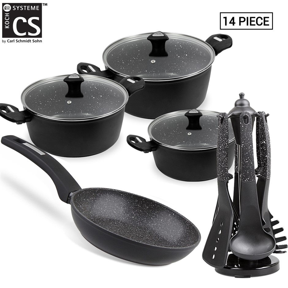 Buy Marburg 14pcs Non Stick Cookware Set | Grays Australia