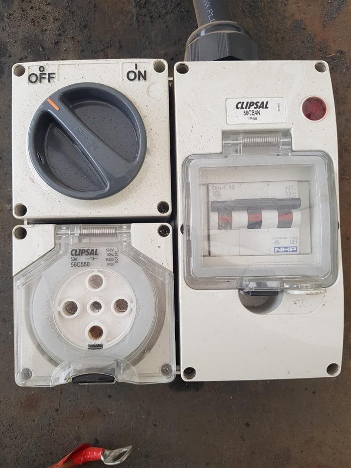 3 Phase 50Amp Outlet Auction (0251-5035149) | Grays Australia