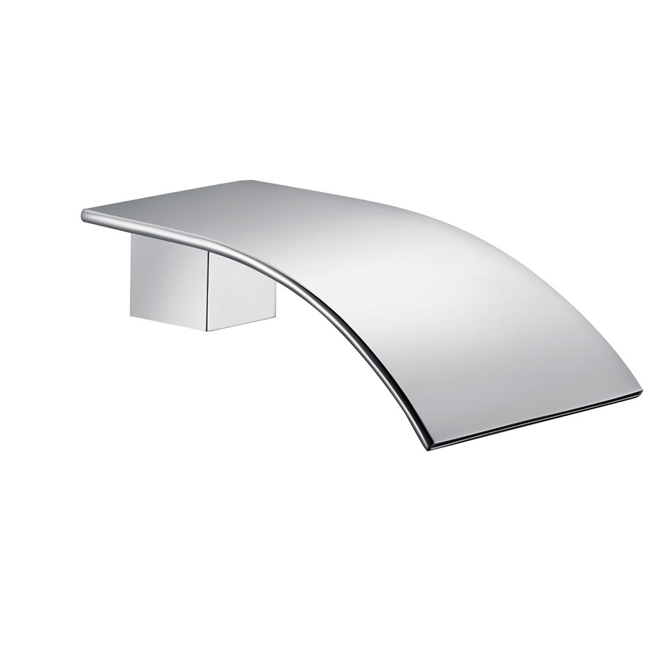 Buy Waterfall Chrome Wall Bath Basin Outlet Water Spout Tap Watermark ...