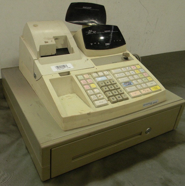 TEC Electronic Cash Register With Customer Display M/N MA-516, S/N ...