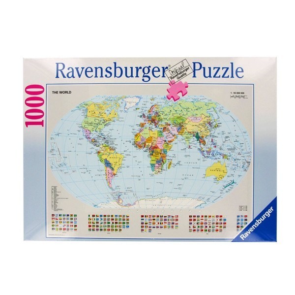 Buy Ravensburger Political World Map Jigsaw Puzzle (1000) | Grays Australia