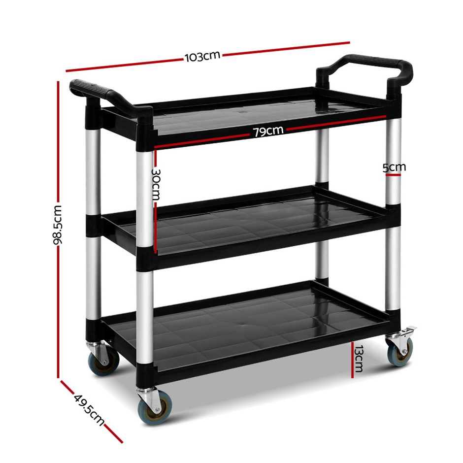 Buy Emajin Service Cart Trolley Restaurant Kitchen Serving Catering ...