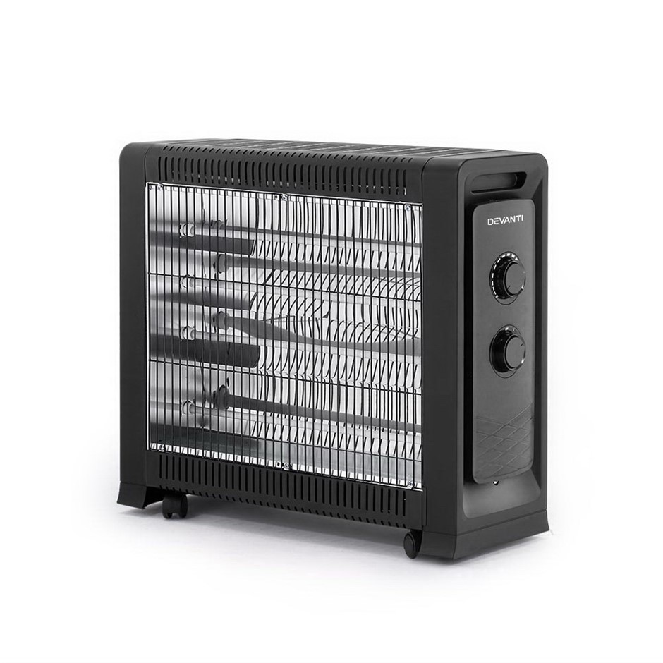 Buy Devanti 2200W Infrared Radiant Heater Portable Electric Convection ...