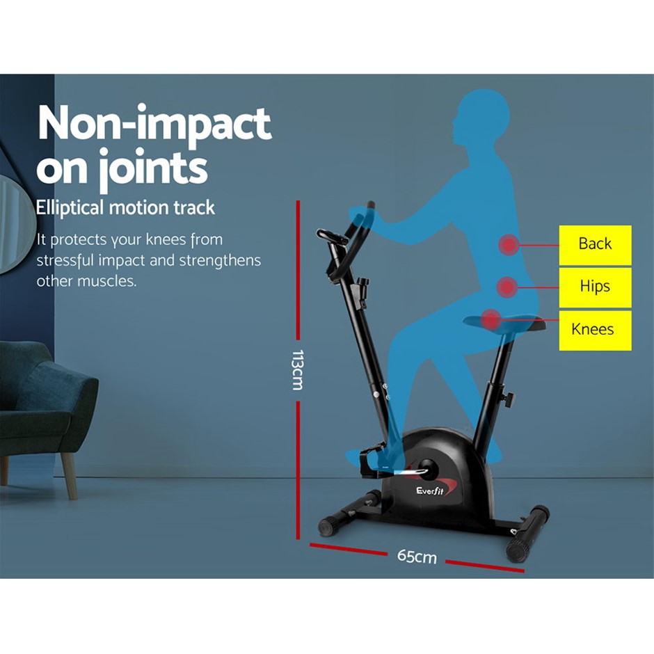 Buy Everfit Exercise Bike Training Upright Bicycle Cycling Gym Trainer ...