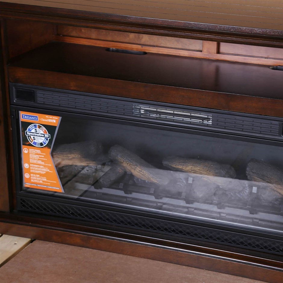 TRESANTI Classic Flame Cabinet 1880mm x 460mm c/w Remote Control, 3D ...