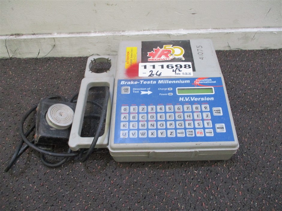 Qty 2 x Brake Testing Devices Auction (0024-7027109) | Grays Australia