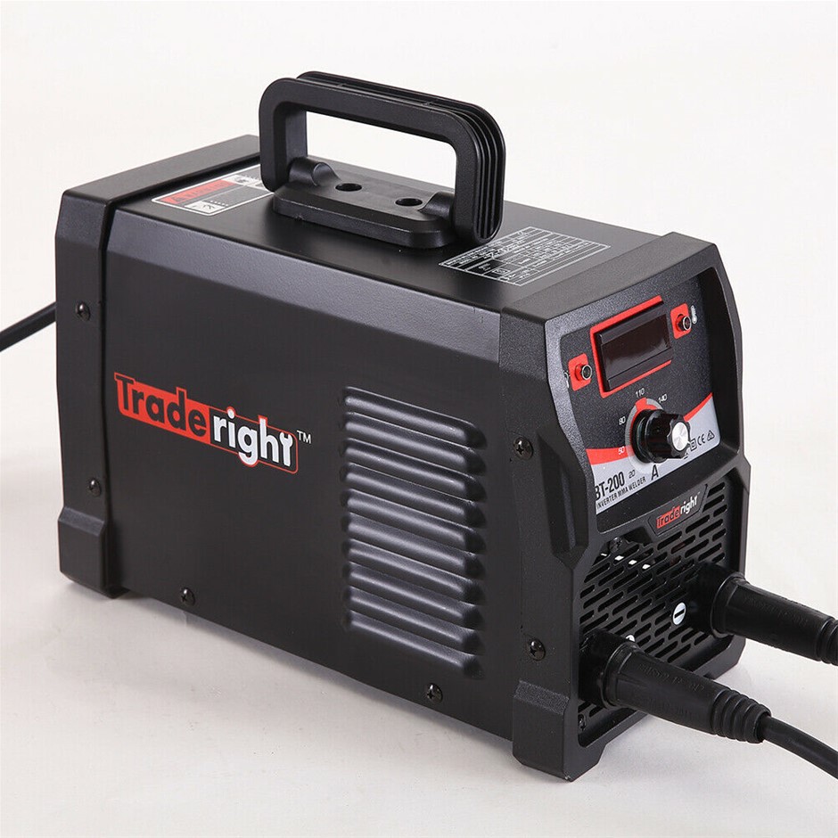 Buy Traderight 200Amp DC iGBT Inverter MMA Welding Machine Stick Portable | Grays Australia
