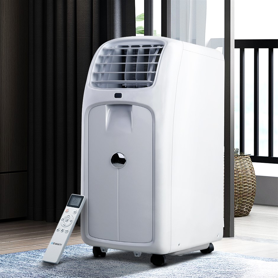 Buy Devanti Portable Air Con Cooling Mobile Fan Cooler Remote Window ...