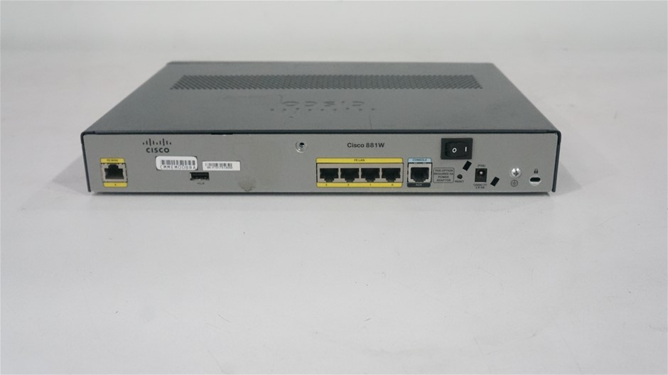 Cisco 800 series Router C881W-A-CVO-K9 V01 Auction (0001-2535569 ...