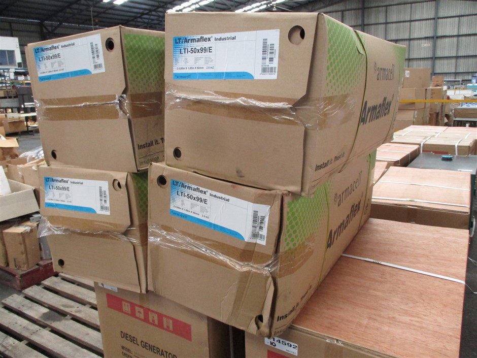 Qty 4 x Boxes of Lt/Armaflex Industrial Insulation Auction (0007 ...
