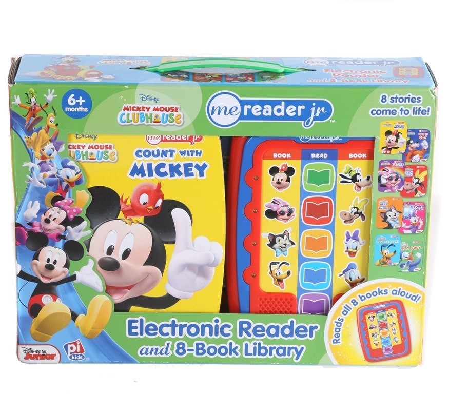 ME READER JR Disney Mickey Mouse Clubhouse Electronic Reader & 8-Book ...