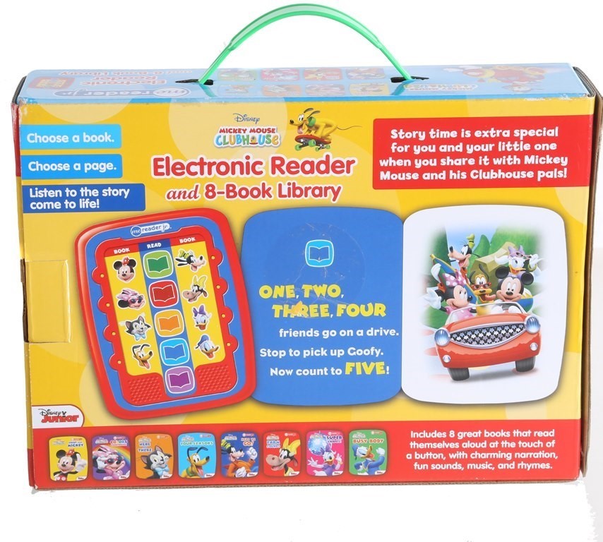 ME READER JR Disney Mickey Mouse Clubhouse Electronic Reader & 8-Book ...