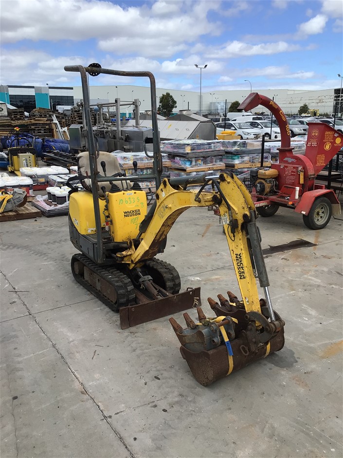 Wacker Neuson 803 Mini Excavator Auction (0004-3018609) | Grays Australia