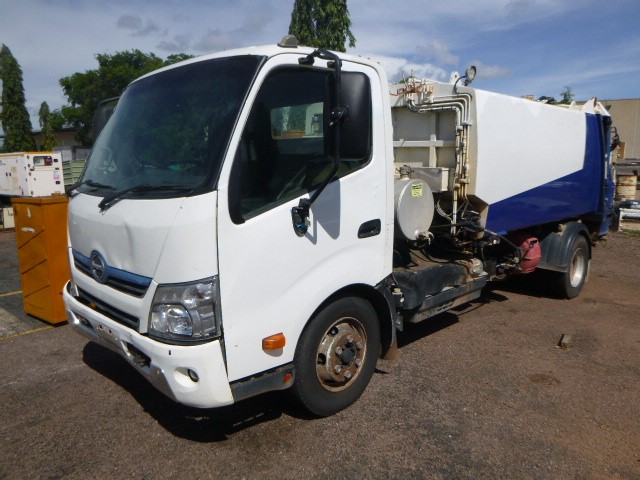 2012 Hino 300 Series Hybrid 4 x 2 Garbage Truck Auction (0001-8013465 ...