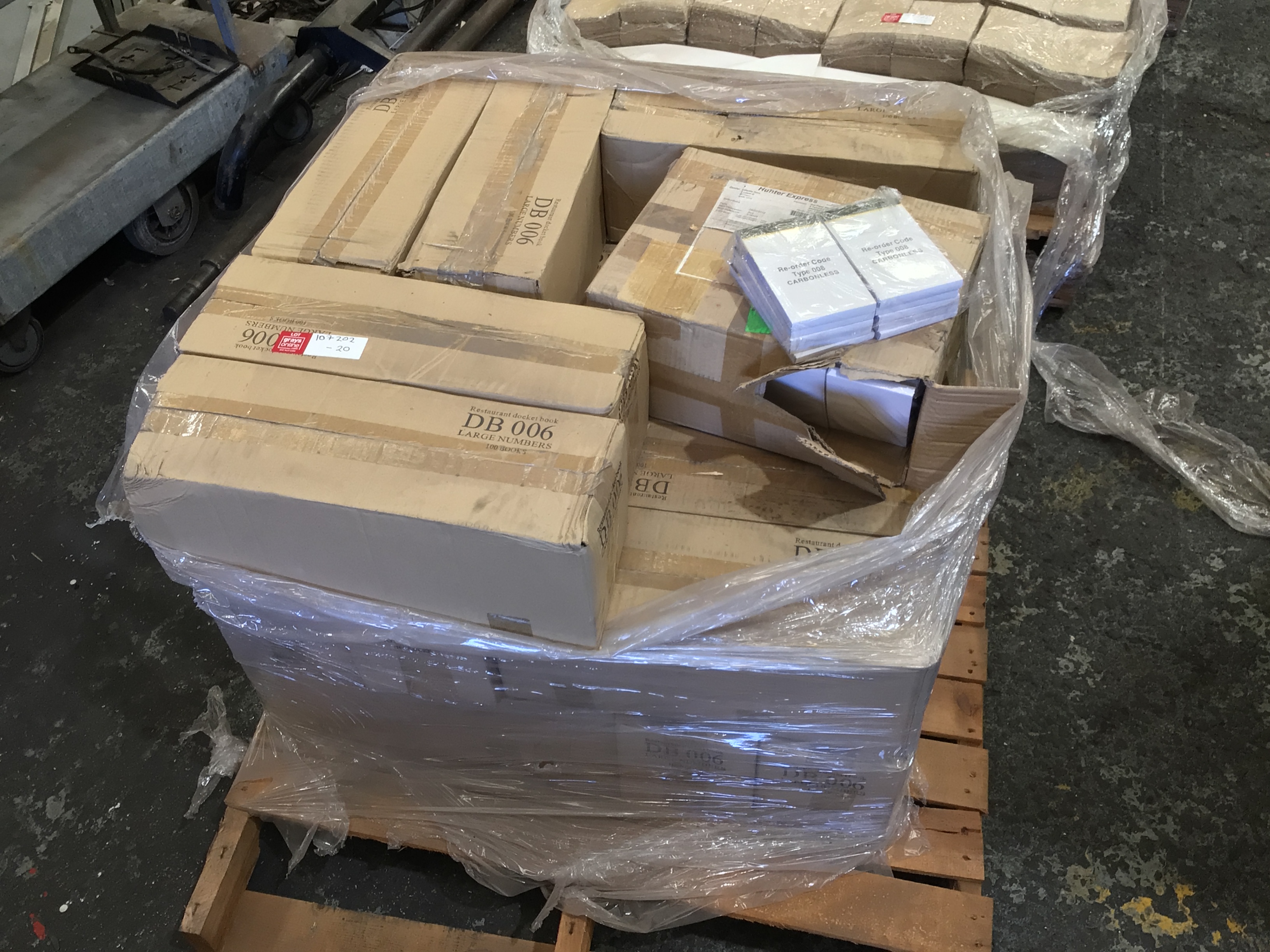 Pallet of assorted docket books Auction (0020-3018853) | Grays Australia