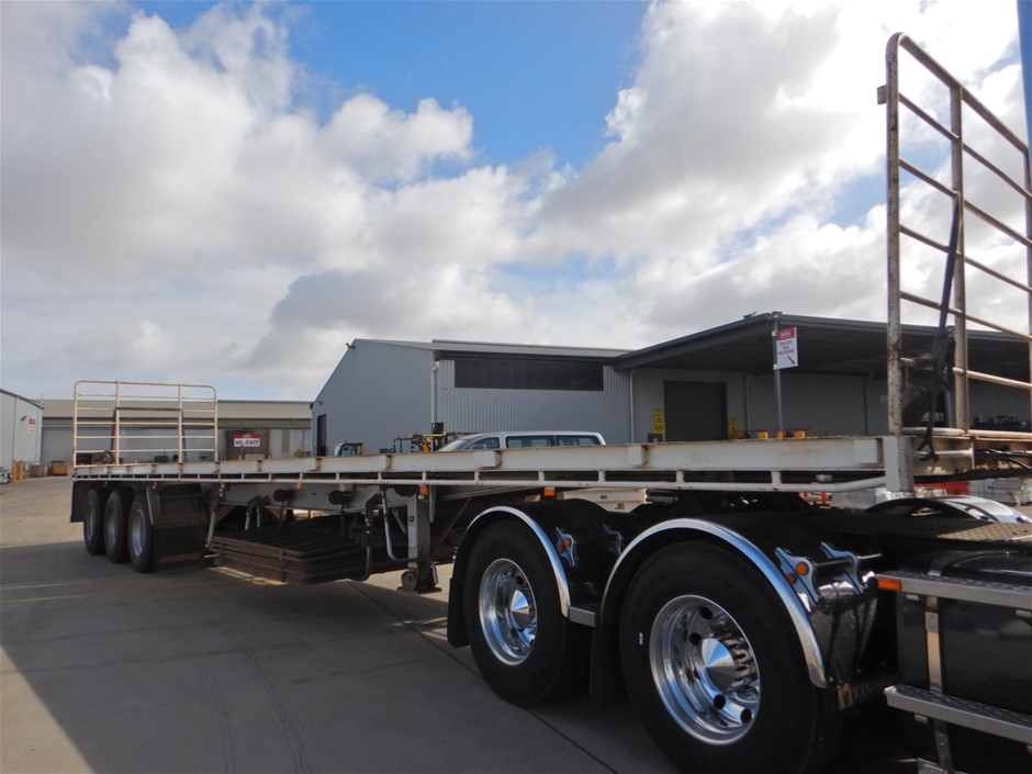 2019 Panus 45" Flat Top Triaxle Lead Trailer (Pooraka, SA) Auction ...