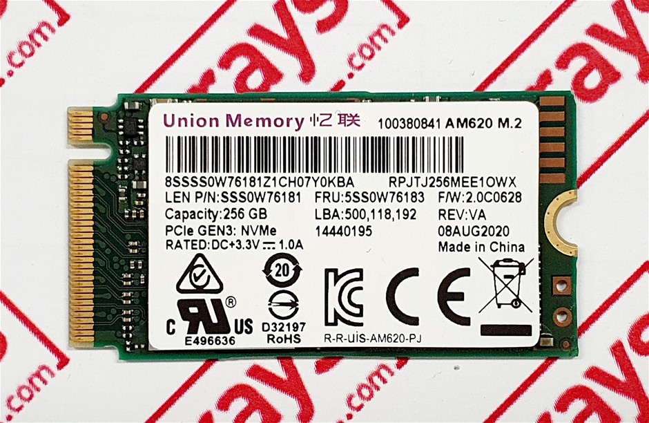 Union Memory 256GB SSD M.2 NVMe 2242 PCIe Gen 3x2 Solid State Drive ...
