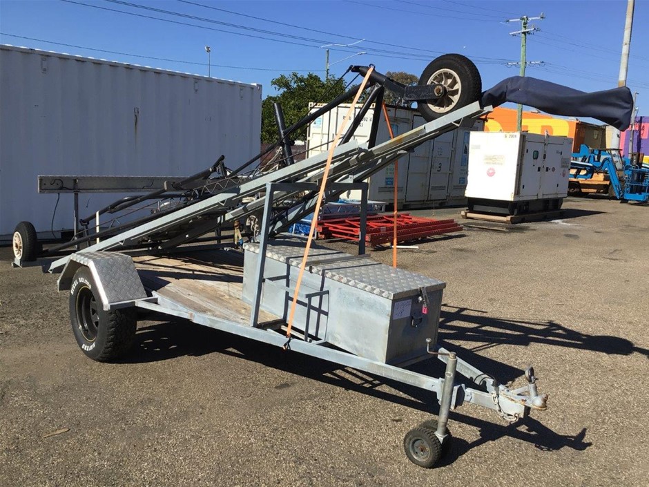 2016 Single Axle Trailer with Sand Yacht/Land Sailer Auction (0001 ...