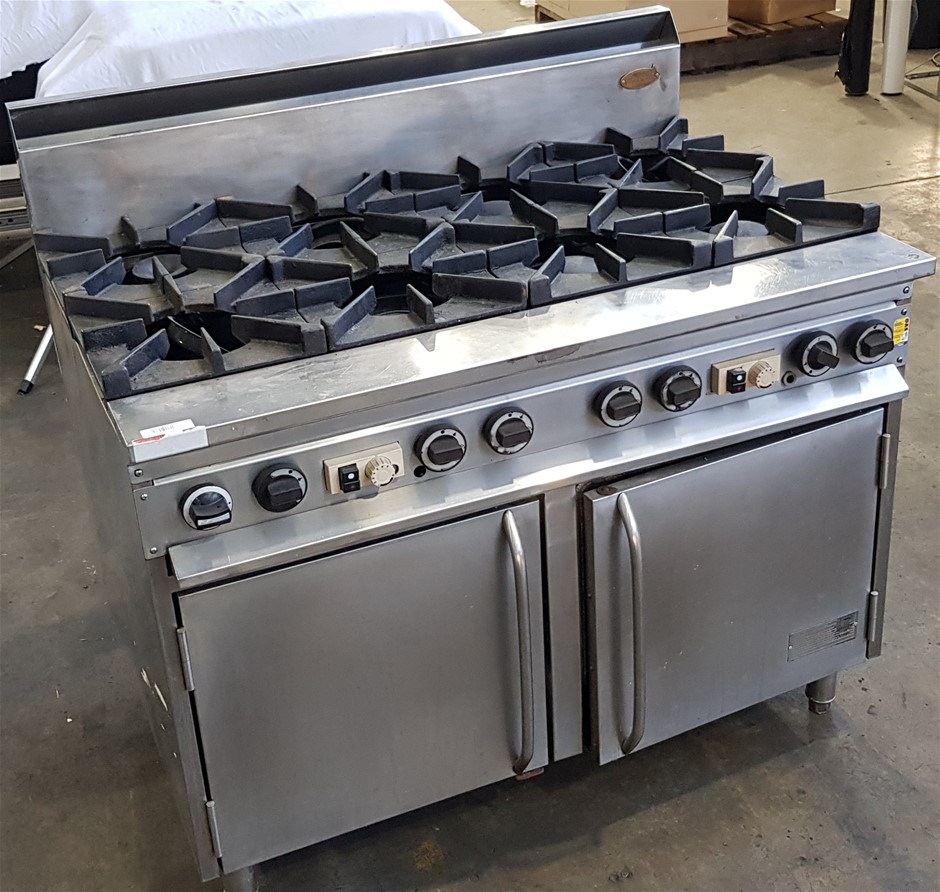 Supertron 900-8 Freestanding Stainless Steel Gas 8 Burner Cooktop ...