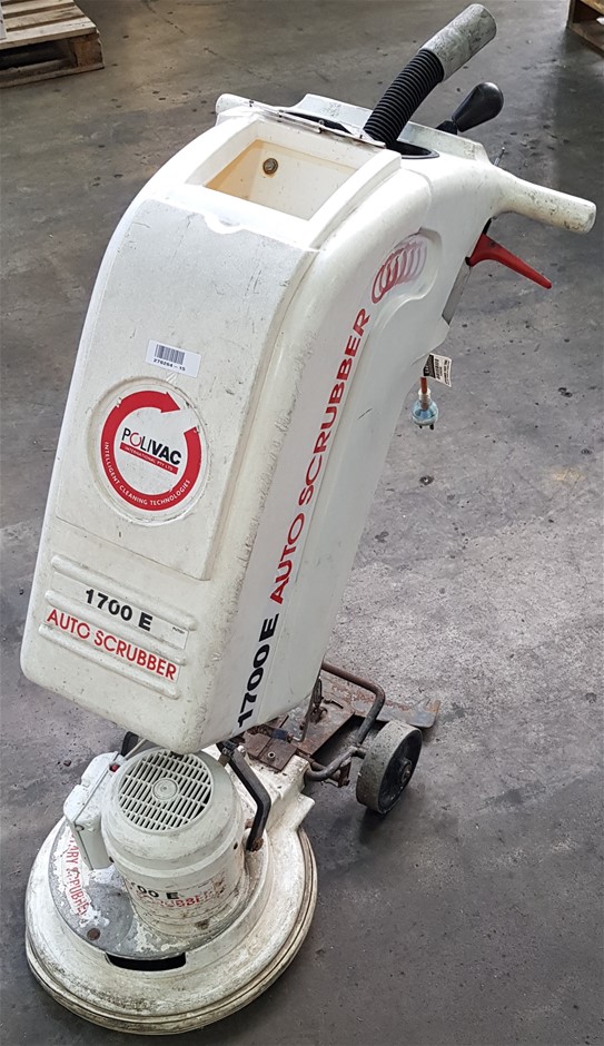PolyVac 1700E Electric Walk Behind Auto Floor Scrubber Auction (0034 ...