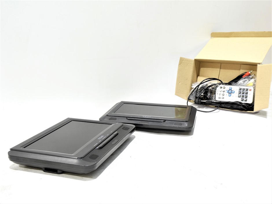 TEAC Dual Screen 9-Inch Portable DVD Player Auction (0129-2184859 ...