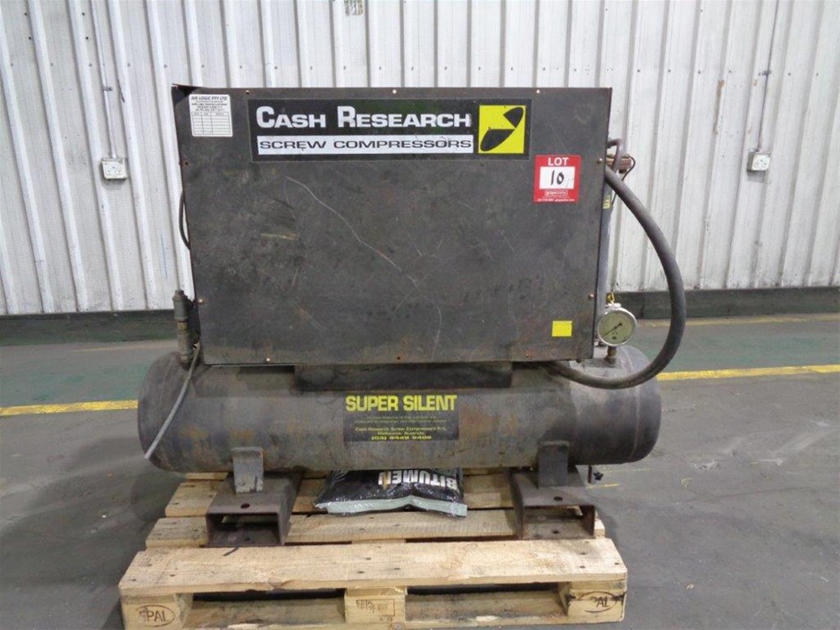Cash Research Rotary screw Air Compressor, Type S10, Power 3 Phase ...