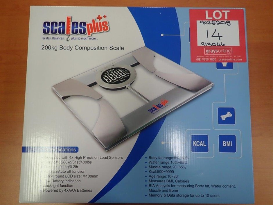 200kg Body Composition Scale Auction (0014-9025208) | Grays Australia
