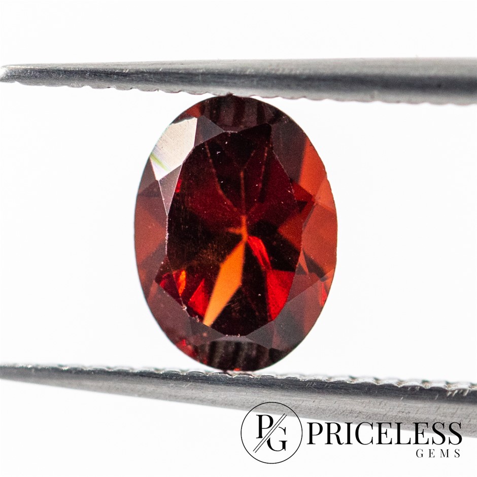0.82ct Fine Red Aussie Garnet - Outback Origin Auction (0001-2548203 ...