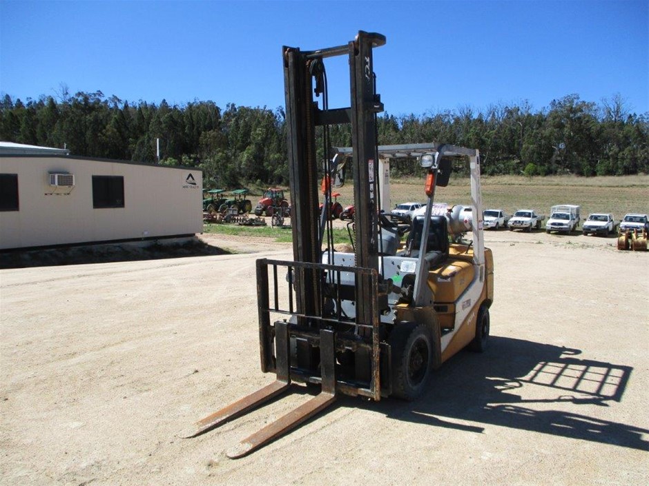 TCM FG25 T6 4 Wheel Counterbalance Forklift Auction (0544-7034322 ...
