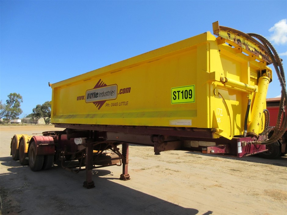 2014 GTE Tri-Axle Side Tipper A Trailer Auction (0008-9026447) | Grays ...