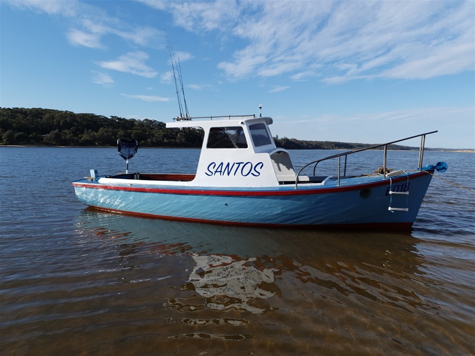 CUSTOM TIMBER 6.7M CABIN CRUISER Auction (0001-20020260) | Grays Australia