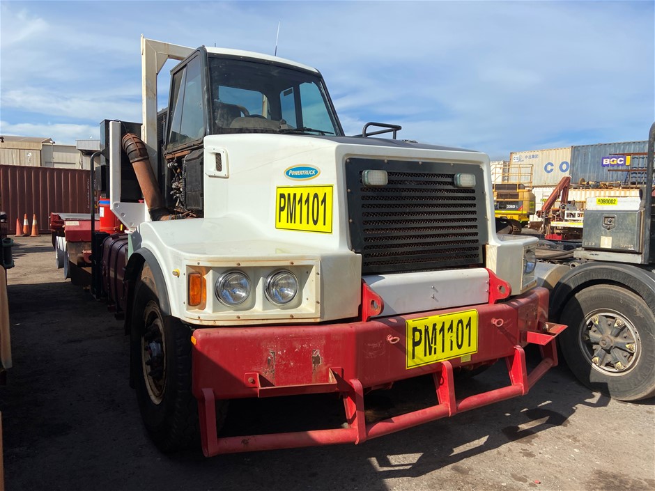 Powertrans T1250 Off Road Prime Mover and 140 Tonne Side Tipper Trailer ...