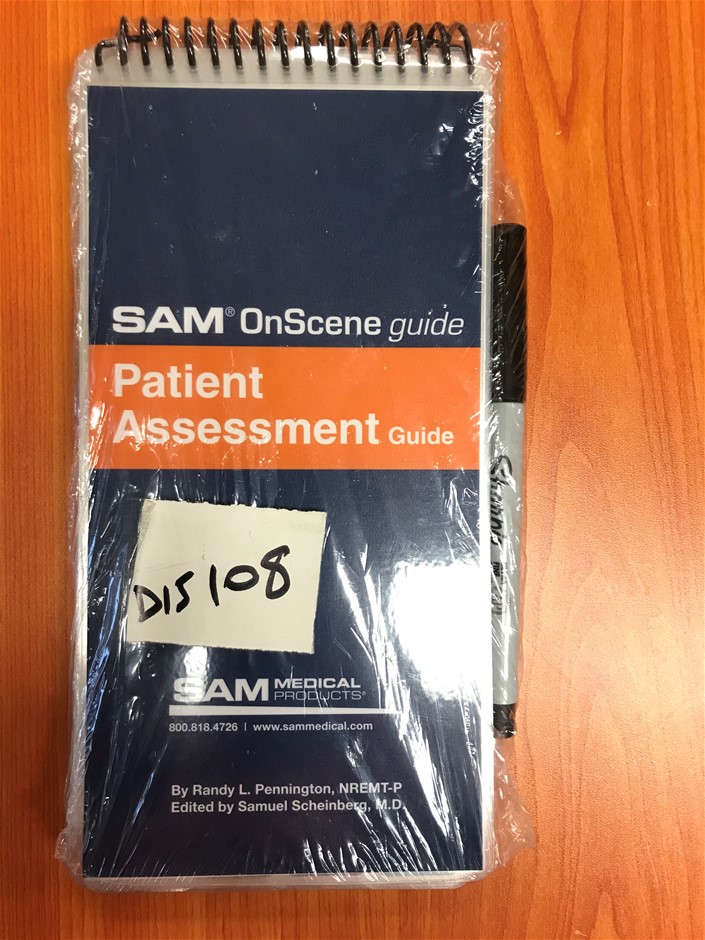 Qty 3x SAM On Scene, Patient Assessment Guide (Refill only) Auction ...
