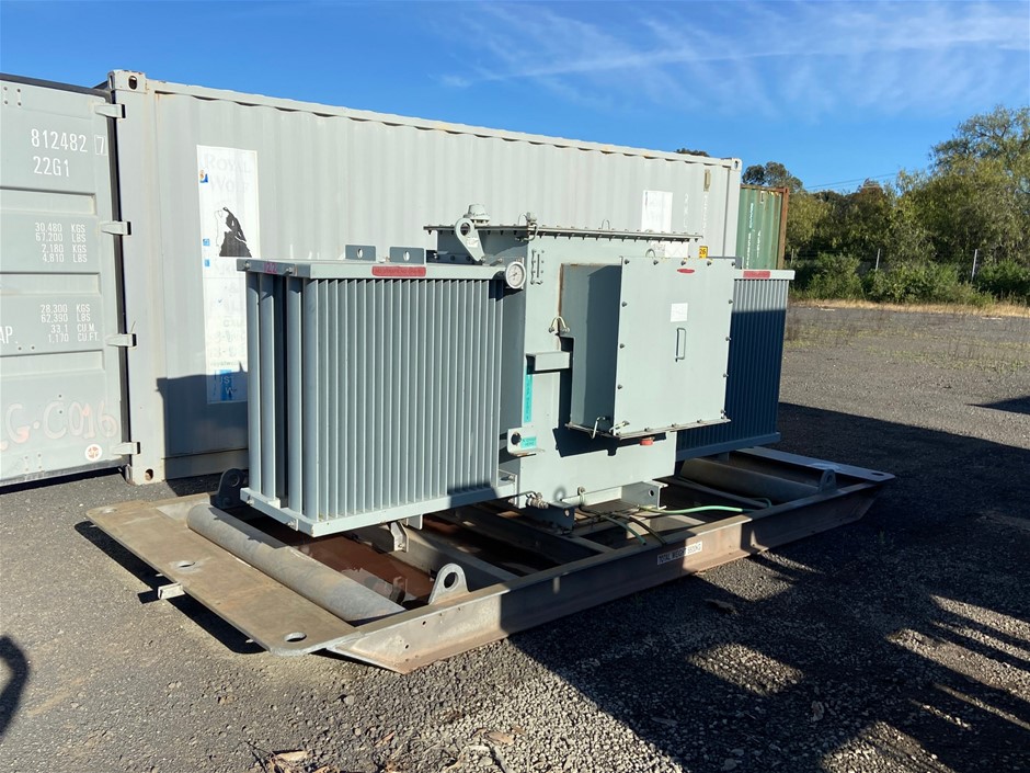 1992 Skid Mounted Transformer, 1500kVA Auction (0005-3020514) | Grays ...
