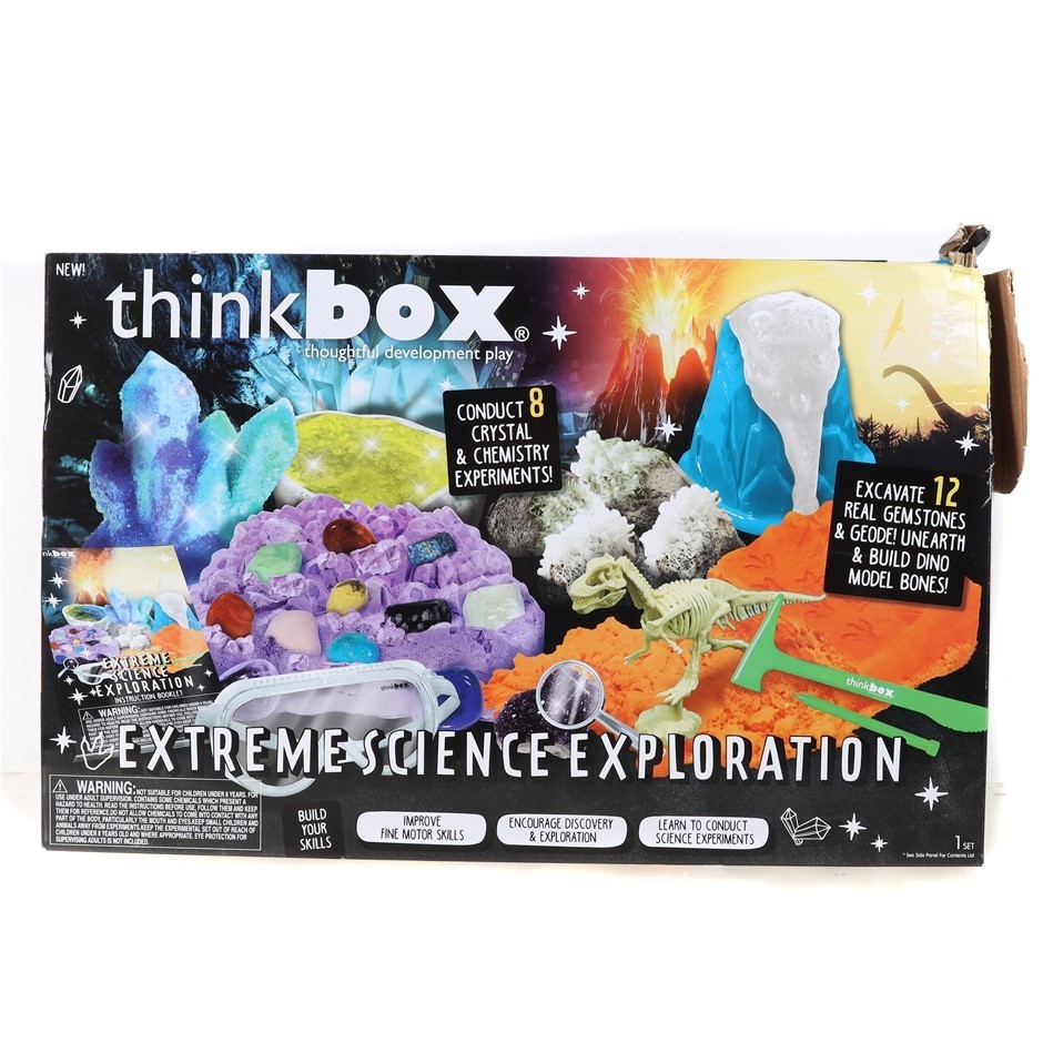 THINKBOX Extreme Science Exploration Kit. N.B. Damaged box. Auction ...