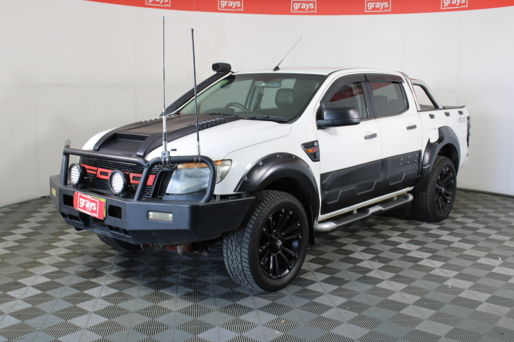 2012 Ford Ranger XL 4X4 PX Turbo Diesel Automatic Dual Cab Ute Auction ...