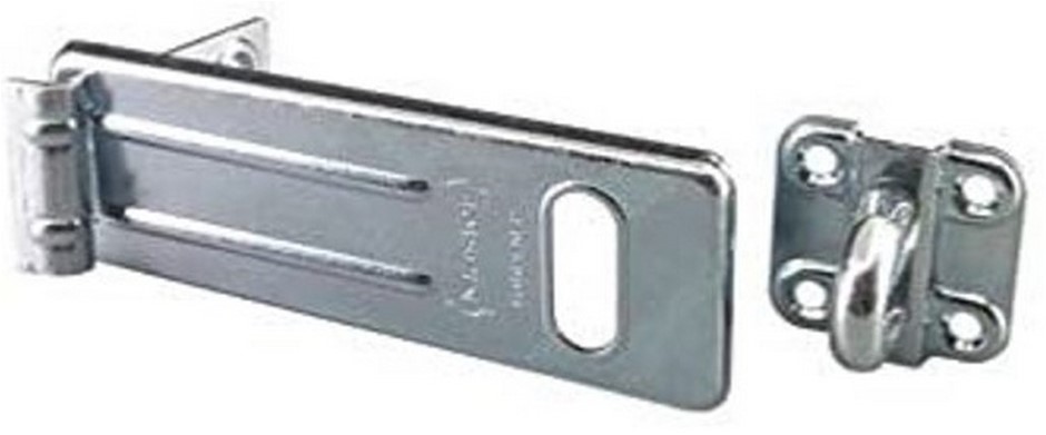 Buy MASTER ZINC PLATED HARDENED STEEL HASP WITH HARDENED STEEL LOCKING ...