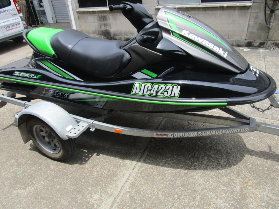 2017 KAWASAKI STX 15F JETSKI - BRAND NEW TRAILER Auction (0001-50018242 ...
