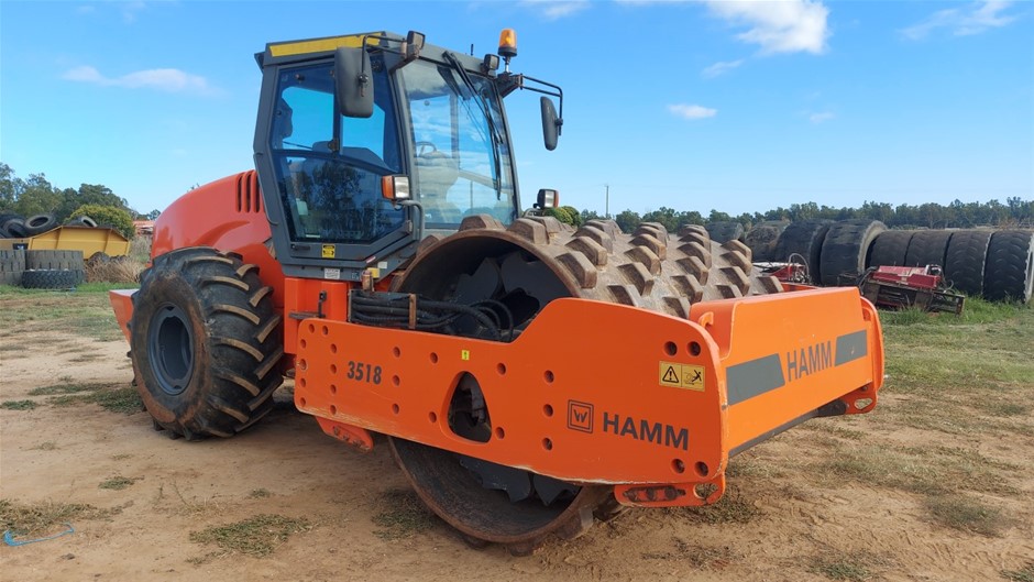 Hamm 3518P Pad Foot Roller Auction (0001-5047726) | Grays Australia