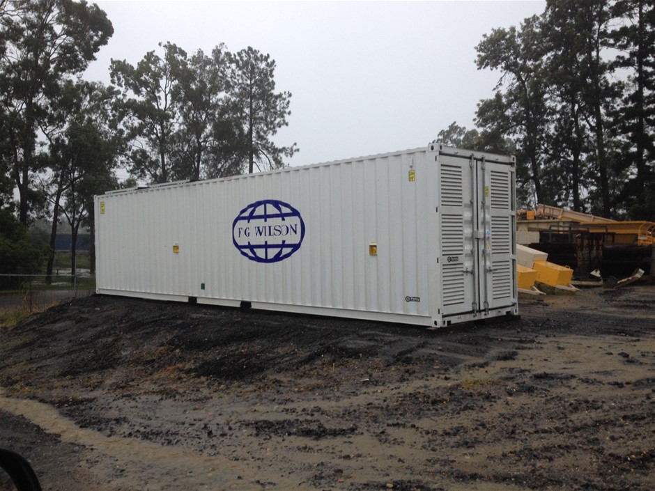 2 x 1,700kVA FG Wilson PL1700 40’ Containerised Generator Auction (0001 ...