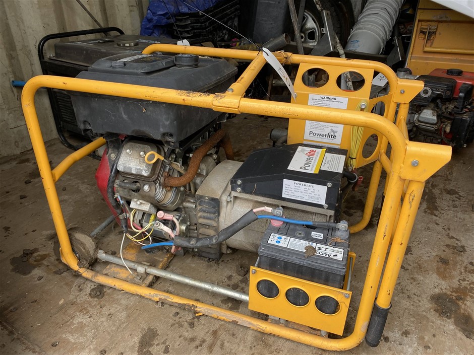 Powerlite 10 kva Petrol Powered Generator Auction (0050-5047738 ...