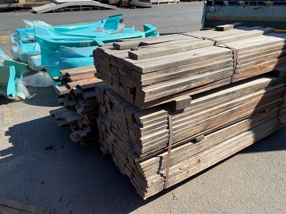 3 x Kiln Dried Skip Dressed Jarrah 1500mm Auction (0016-9029499 ...